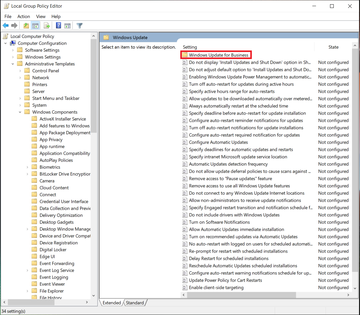 Deferral Windows 10 feature updates