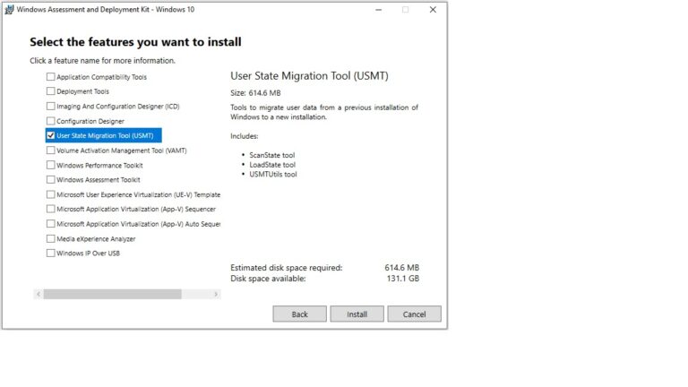 How to using USMT to migrate user account & application settings ...