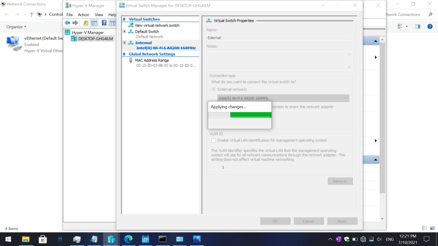 Fix slow network access speed when you have Hyper-V instances - AugmaStudio