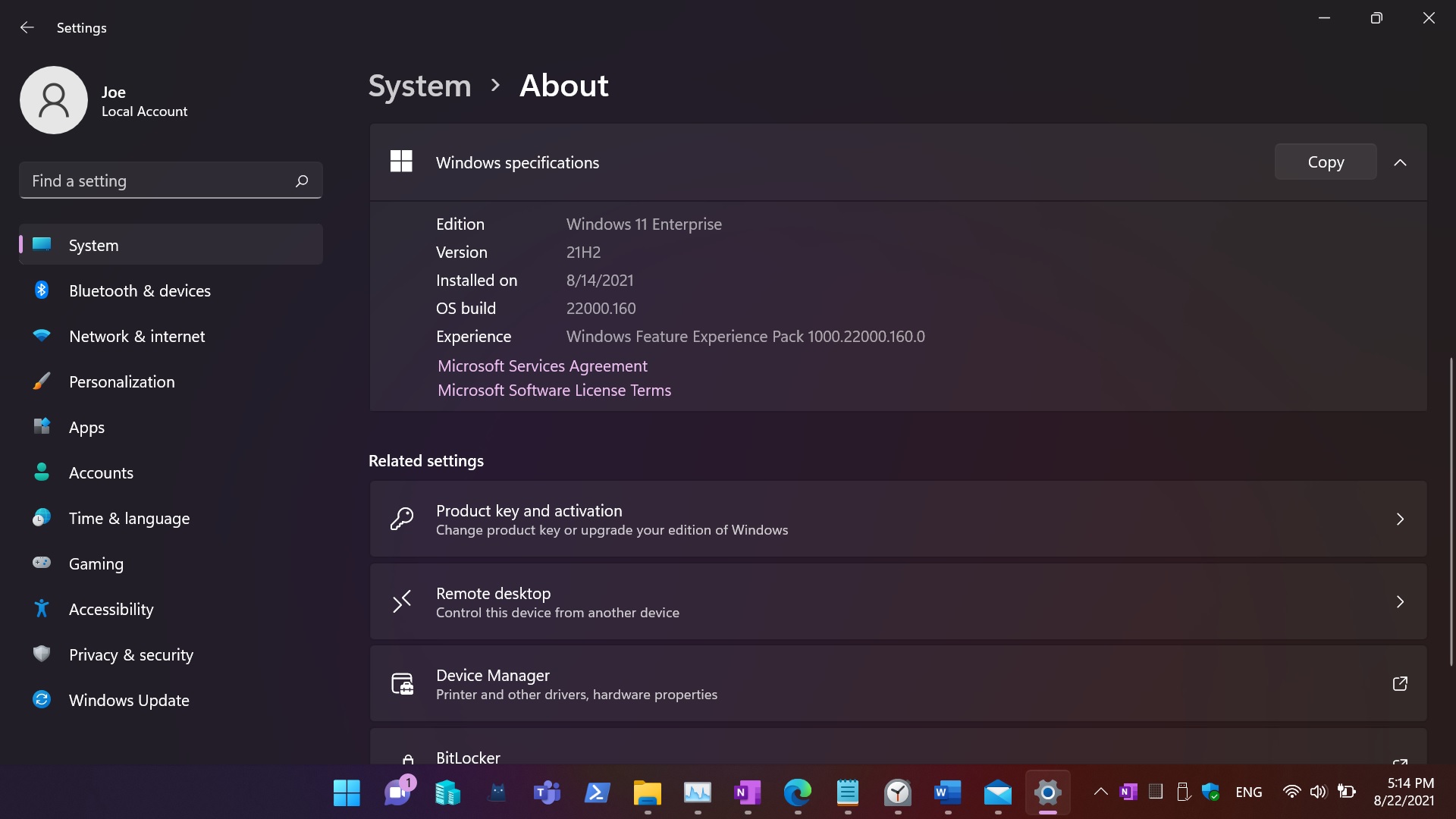 Given a try with Windows 11 Insider Preview Build 22000.160 - AugmaStudio
