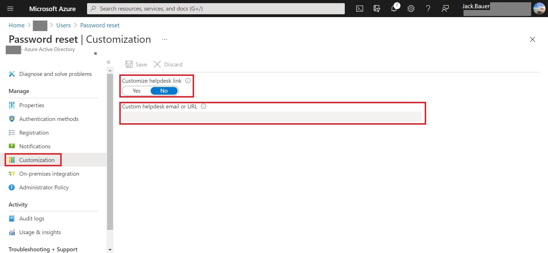 How to enable self-service password reset in Azure AD - AugmaStudio
