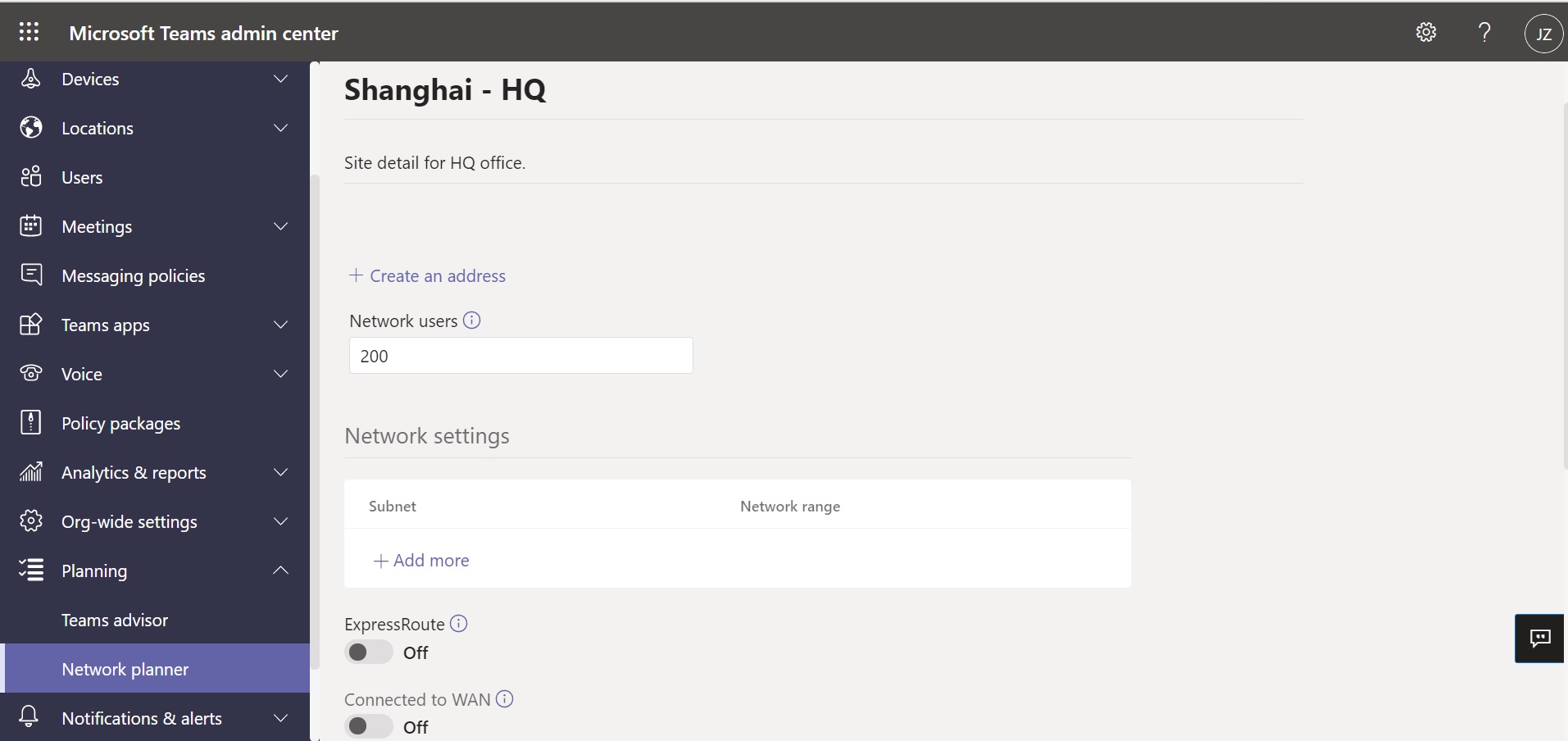 How to analyze network usage by using Network Planner for Teams ...