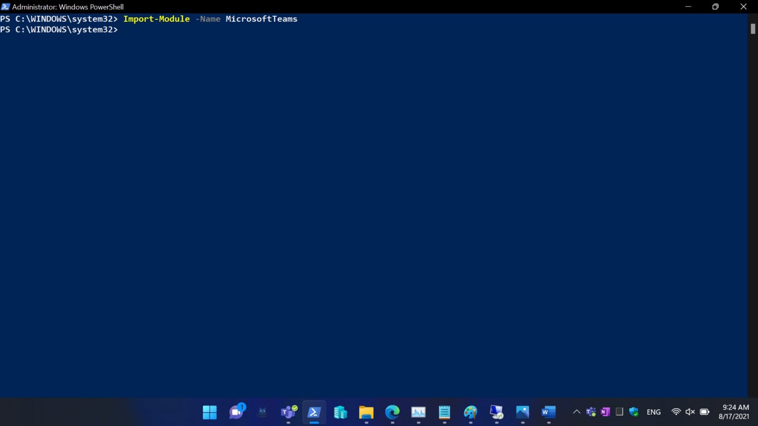 How to install Microsoft Teams PowerShell module - AugmaStudio