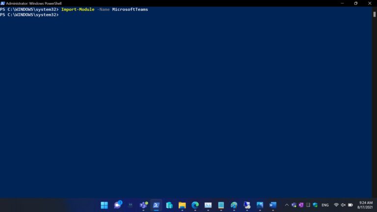 How to install Microsoft Teams PowerShell module - AugmaStudio
