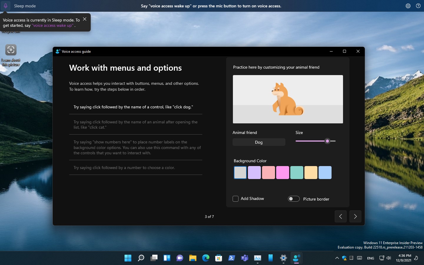 Given a try with Windows 11 Insider Preview Build 22518 - AugmaStudio