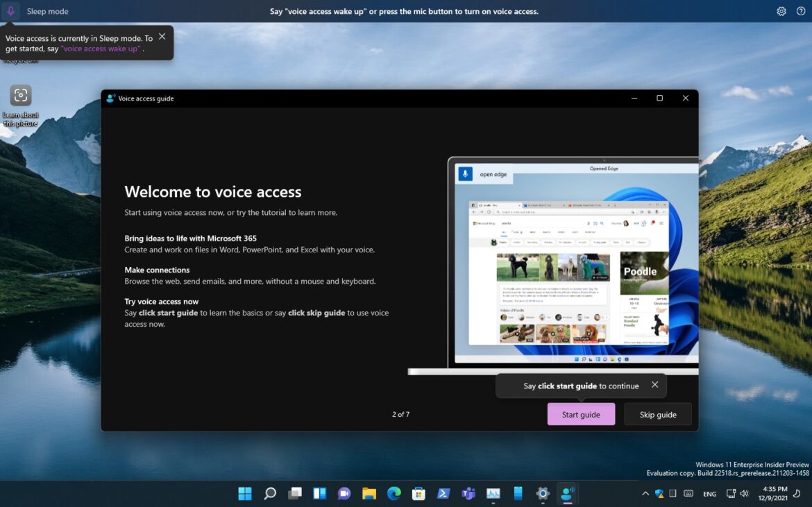 Given a try with Windows 11 Insider Preview Build 22518 - AugmaStudio