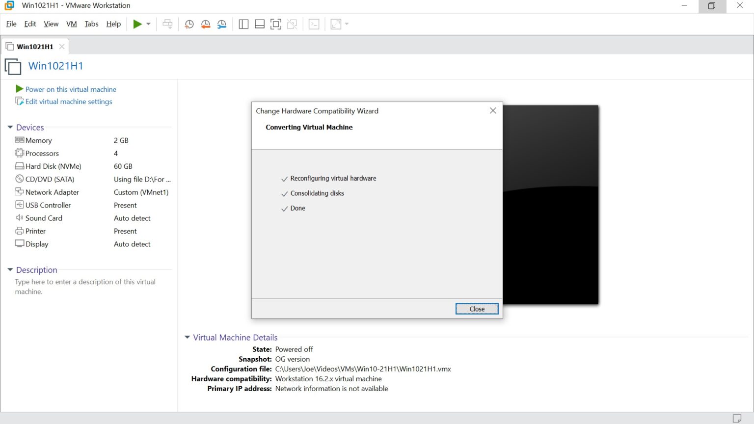 Fix virtual machine is using a hardware version that is not supported ...