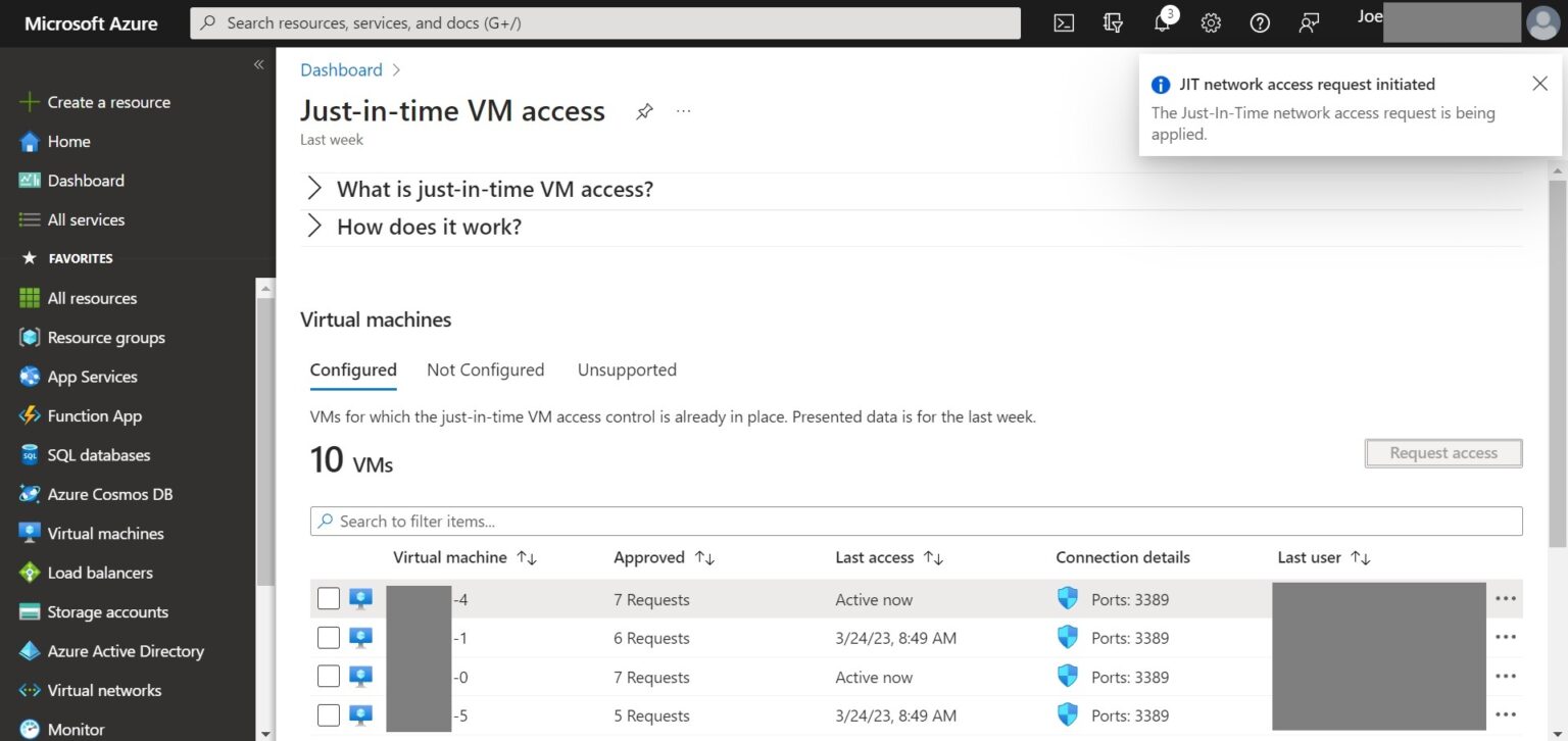 How to using Just-In-Time (JIT) feature on Azure - AugmaStudio