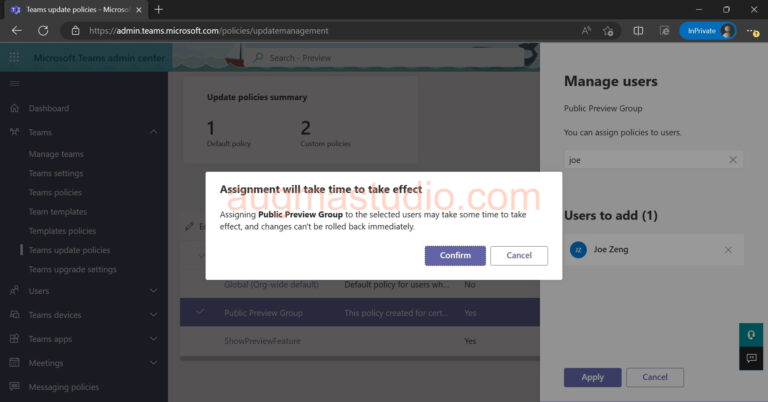 How to enable public preview in Microsoft Teams - AugmaStudio