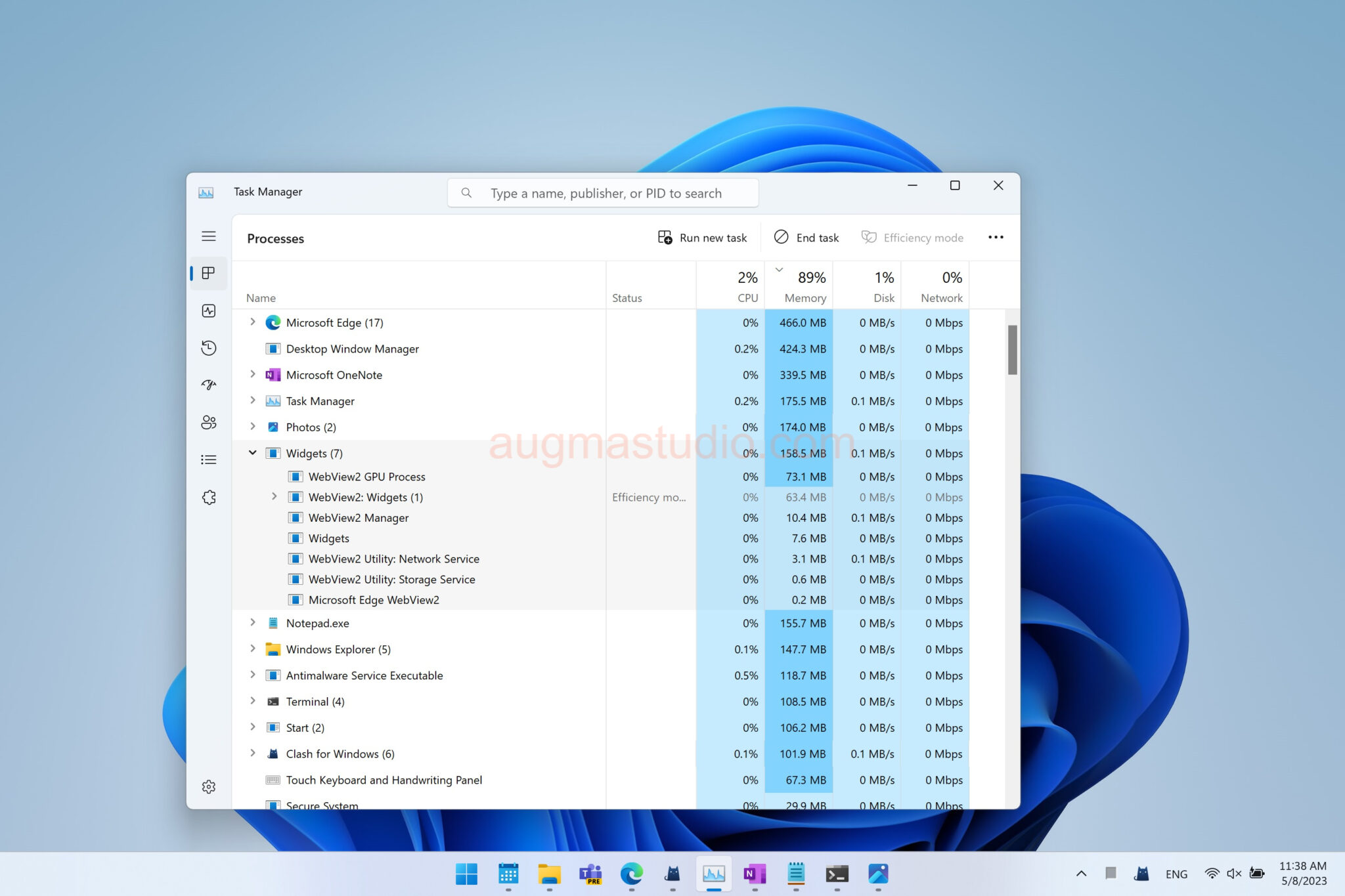How to remove Widgets on Windows 11 - AugmaStudio