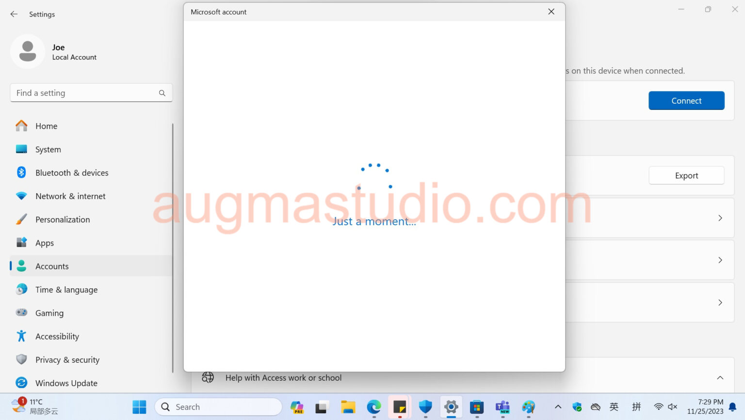 How to join a Windows 11 device to Microsoft Entra ID - AugmaStudio