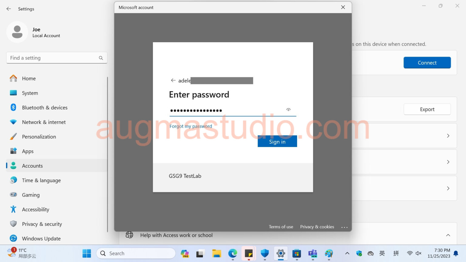 How to join a Windows 11 device to Microsoft Entra ID - AugmaStudio