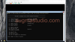 How to install Windows Server 2022 Core - AugmaStudio