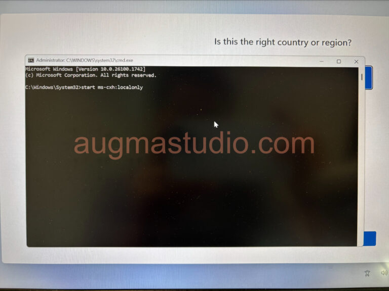 The quickest way to bypass Windows 11 OOBE - AugmaStudio